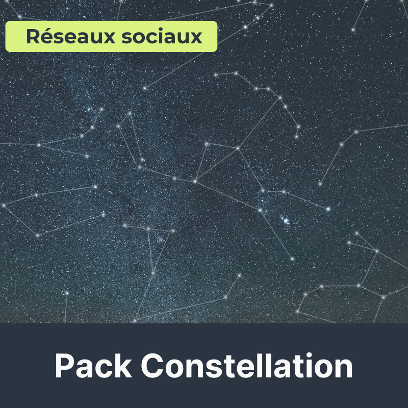 Pack réseaux sociaux - Constellation - Solumi